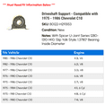 Driveshaft Support - Compatible with 1975 - 1986 Chevy C10 1976 1977 1978 1979 1980 1981 1982 ...