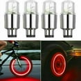 Amerteer 4x RGB LED Tire Tyre Air Valve Stem Cap Decor Flashing Light ...