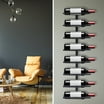 Sorbus Wall Mount Hanging Wine Rack Holder (Holds 9 Bottles) - Walmart.com
