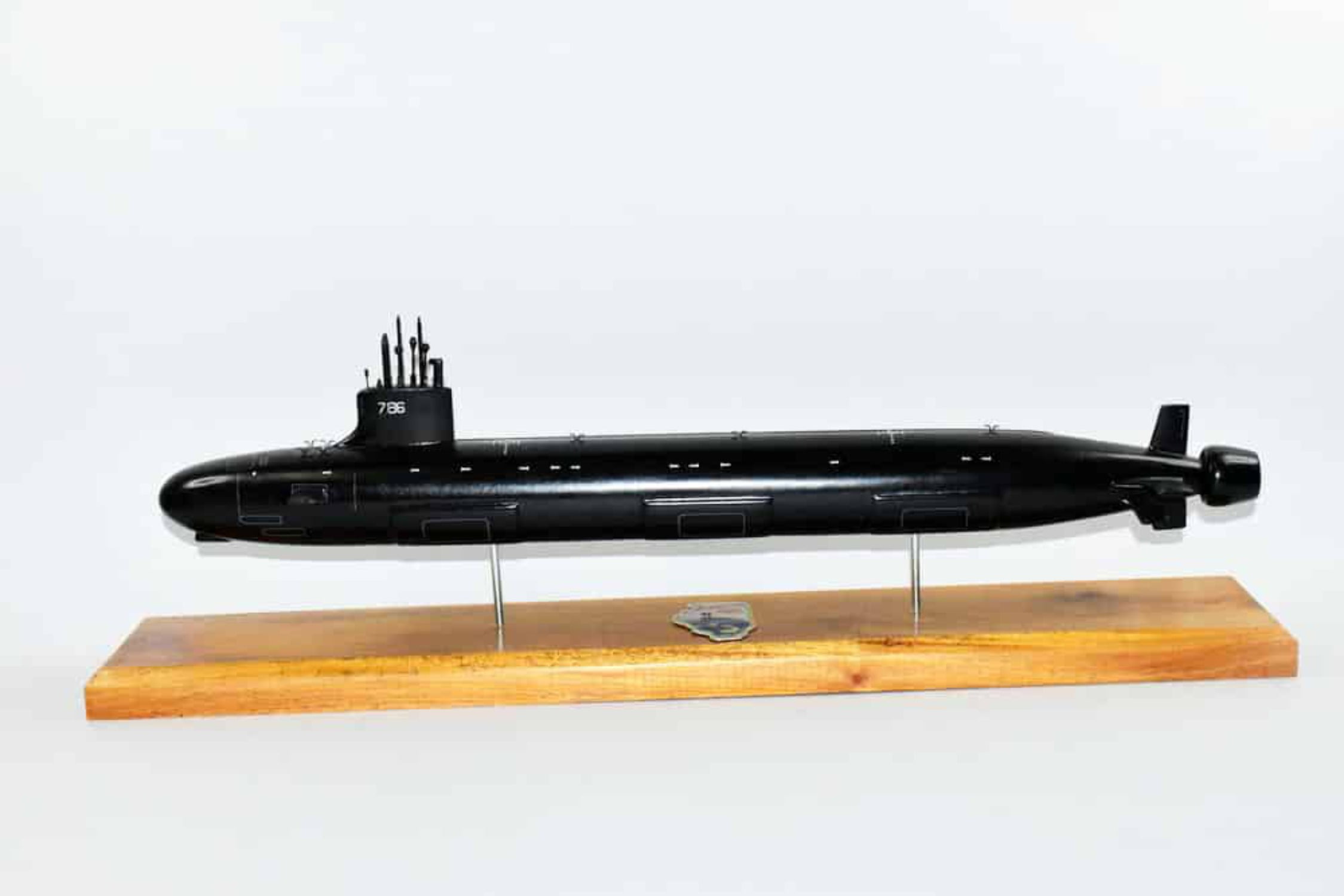 USS Illinois (SSN-786) Submarine Model,US Navy, 20 Scale Model,Mahogany ...