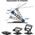 Adjustable Laptop Stand, 360 Rotating Riser, Base Stand Holder for ...