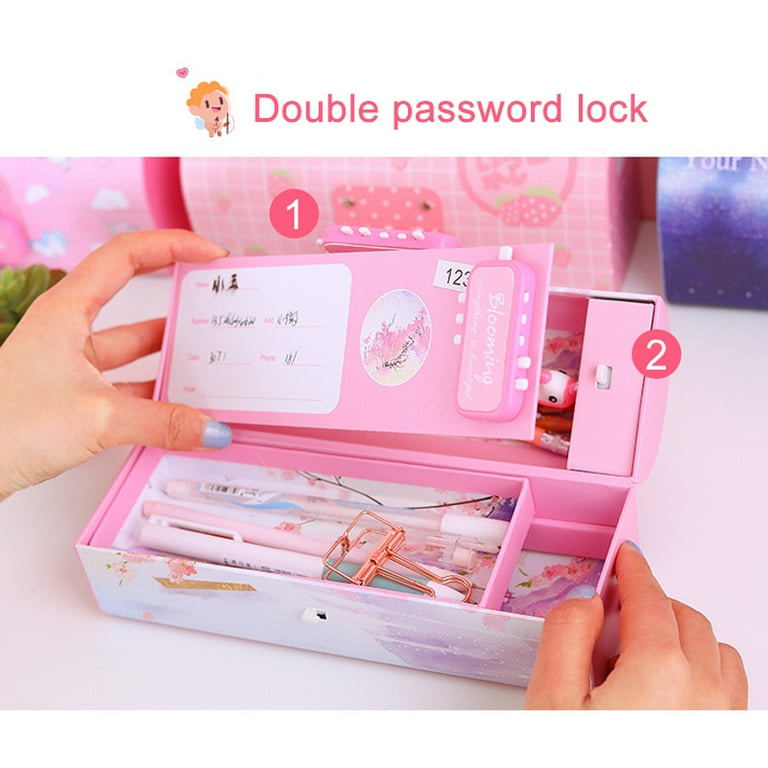 Pencil Box With Lock Walmart