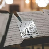 Metal Music Note Stencil 6.14 inch Square Scrapbooking Drawing Stencils ...