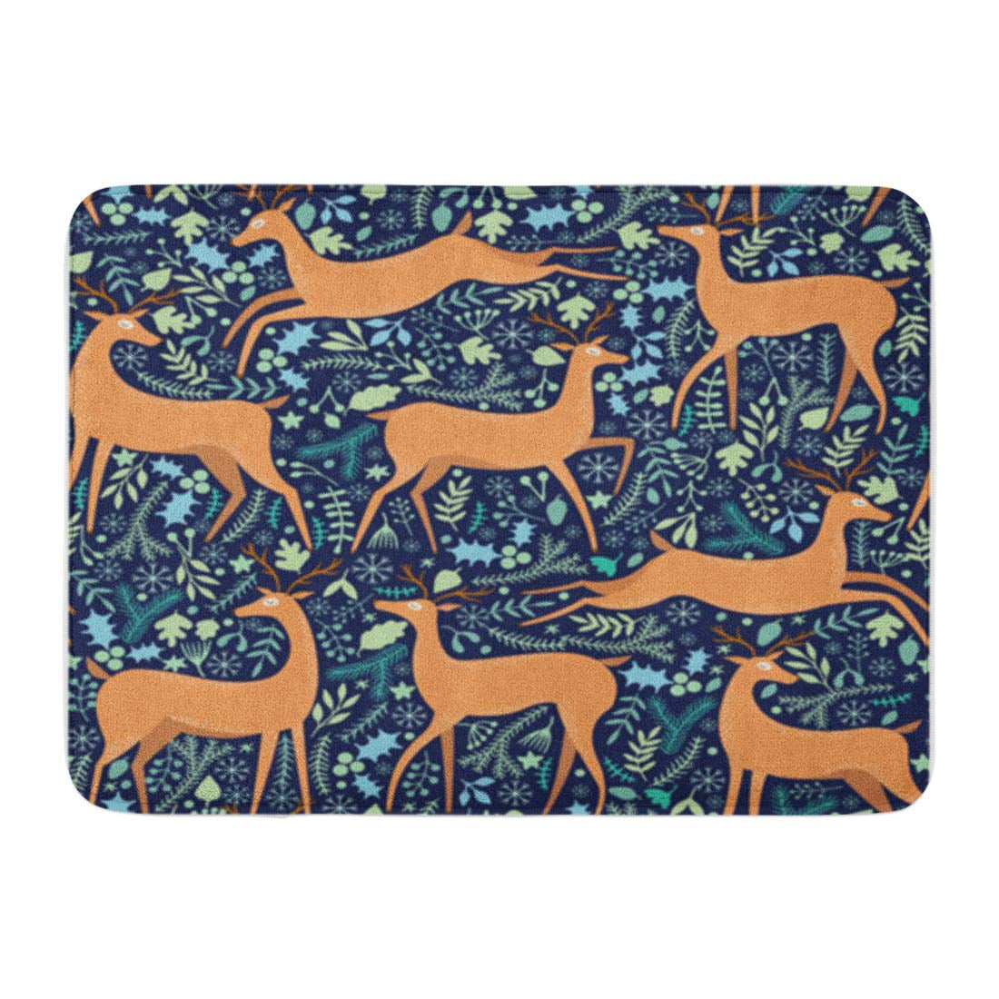 SIDONKU Pattern Deer Christmas Reindeer Autumn Cartoon Cute Forest ...