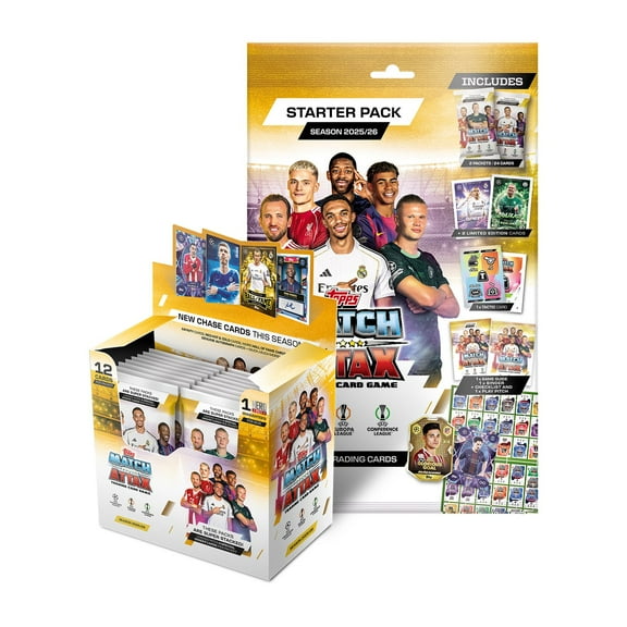2025-26 Topps Match Attax Champions League Cards - Box & Starter Pack ...