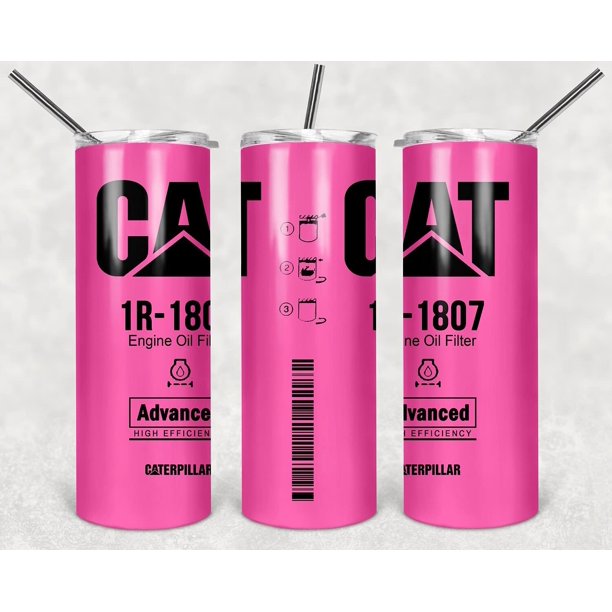 Athenstics Pink CAT 1R-1807 Engine Oil Filter Advanced High Efficiency ...