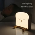 Toast Bread Night Light Kids, Bedside Dimmable Silicone Night Light ...