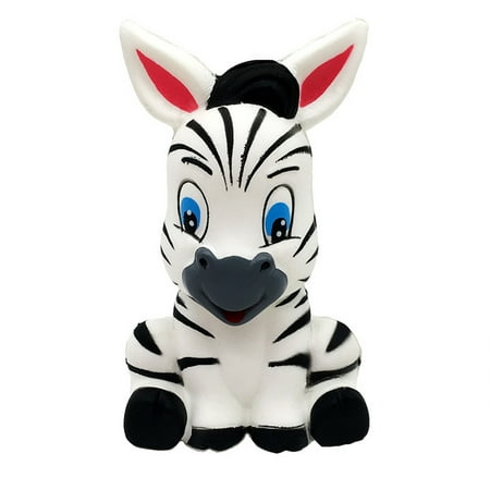 Cartoon Slow Rebound Squishy Zebra Toy PU Simulated Animal Rebound ...
