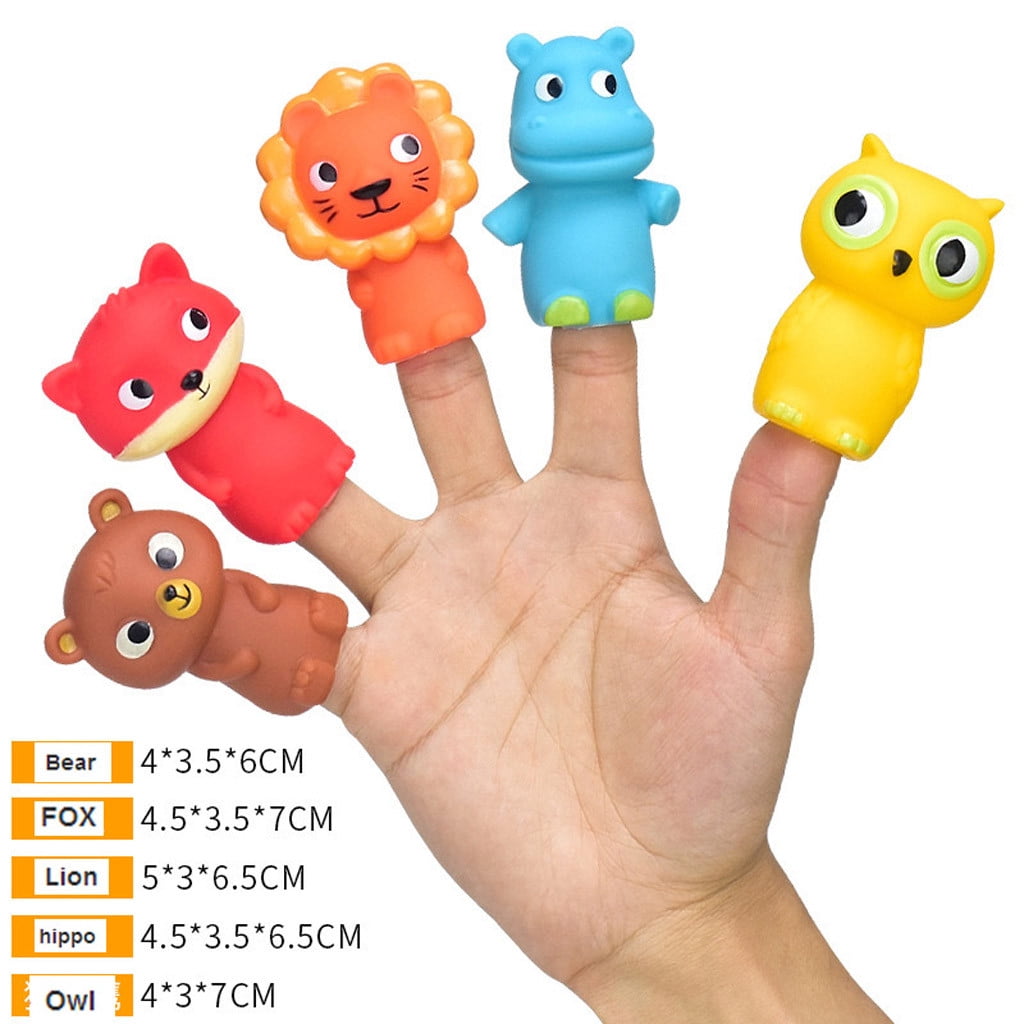 Click here for Egnmcr Little Toys Finger Puppets Party Favors 5pc... prices