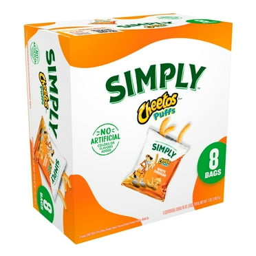 Simply Variety Pack, Cheetos White Cheddar Puffs & Crunchy, 0.875 oz ...