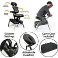 Ataraxia Deluxe Portable Folding Massage Chair w/Carry Case & Strap ...