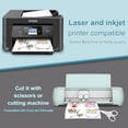 30 Sheets Clear Printable Sticker Paper for Inkjet Printer, 8.5x11 ...
