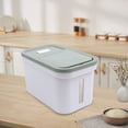Airtight Large Rice Storage Container PP Food Rice Flour Dispenser Box ...