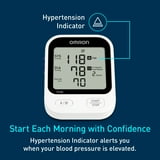 OMRON 5 Series Upper Arm Blood Pressure Monitor and Arm Cuff for Home ...