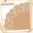 300 Pieces Lace Paper Doilies for Tables 13.5 Inch Round Brown Paper ...
