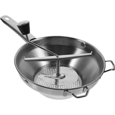 Food Mill Stainless Steel - 3 food grinder Discs - Potato ricer for ...