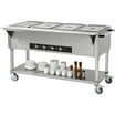 INTBUYING 5-Pan Buffet Food Warmer Electric Steam Table 72" Stainless ...