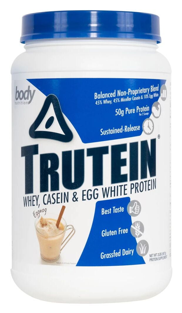 Body Nutrition Trutein Flavor: Egg Nog, Size: 2 lb. (907g) - Walmart.com