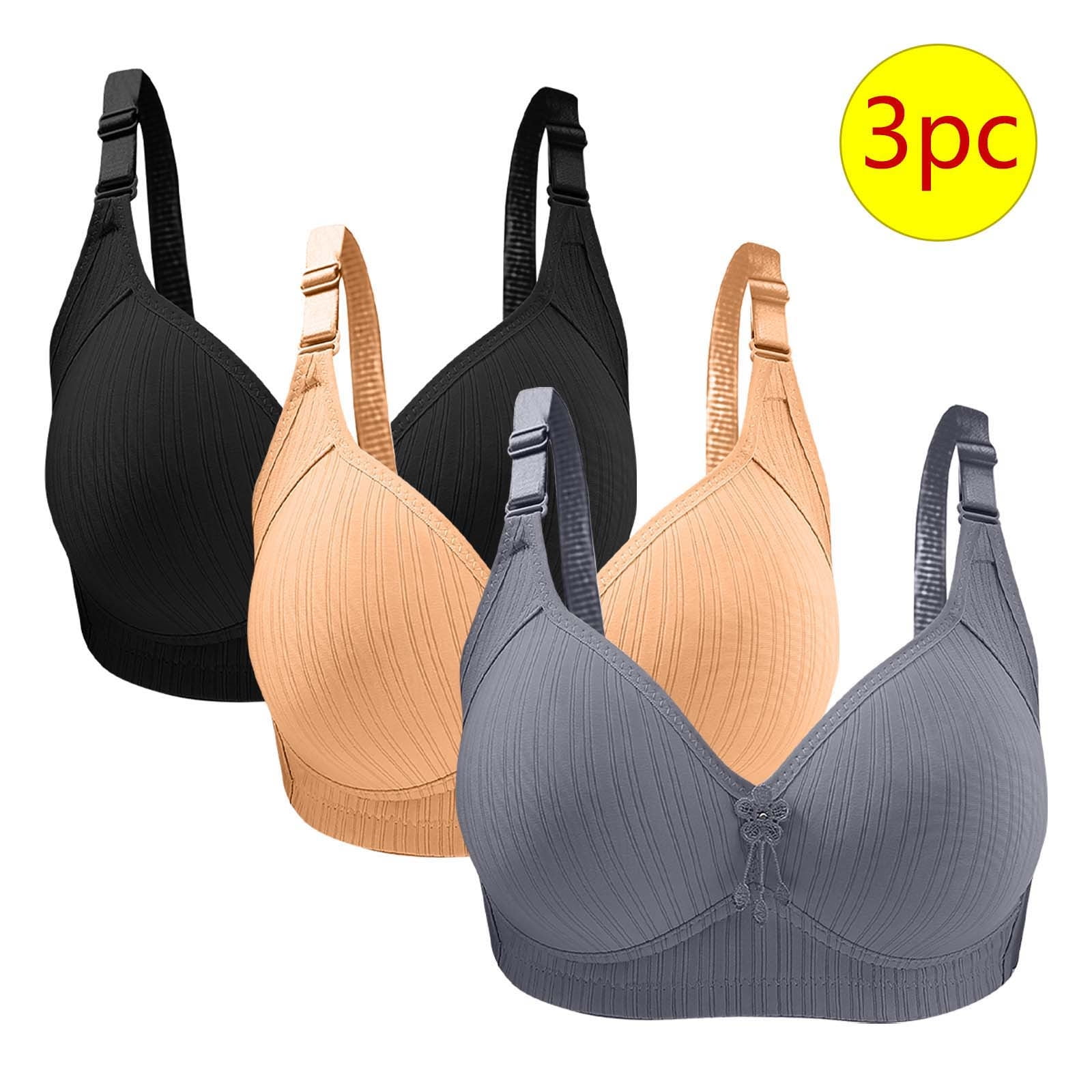 Click here for Ylioge Bras For Women Full-Coverage 3 Pack Lightwe... prices
