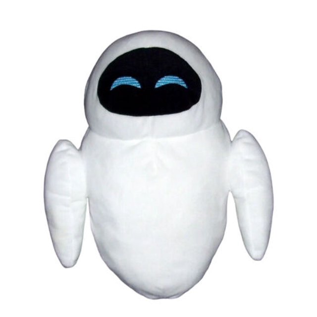 Eve White Robot 11" Rare Plush Soft Stuffed Doll WallE & Eve Disney ...