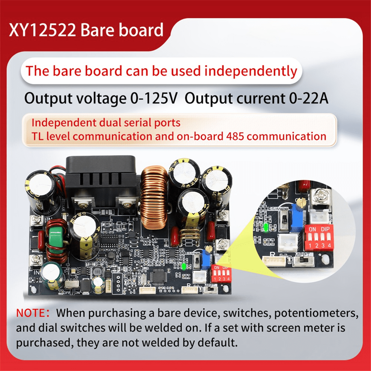 XY12522 CNC DC Adjustable Stabilized Power Supply Constant Voltage and ...