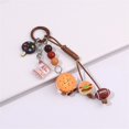 Aellinatey Fun Hamburger Cookie Plan Keychain Permanent Rosin Mixture ...