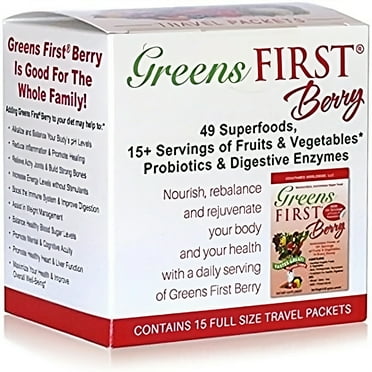 Country Farms Super Greens Drink Mix, Apple Banana Flavor, 50 Organic ...