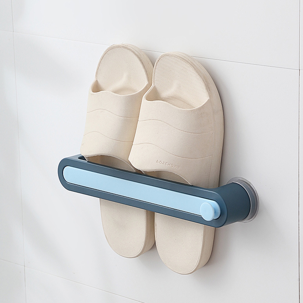 Slippers Rack, Space Aluminum Wall Mounted Self Adhesive Door House ...