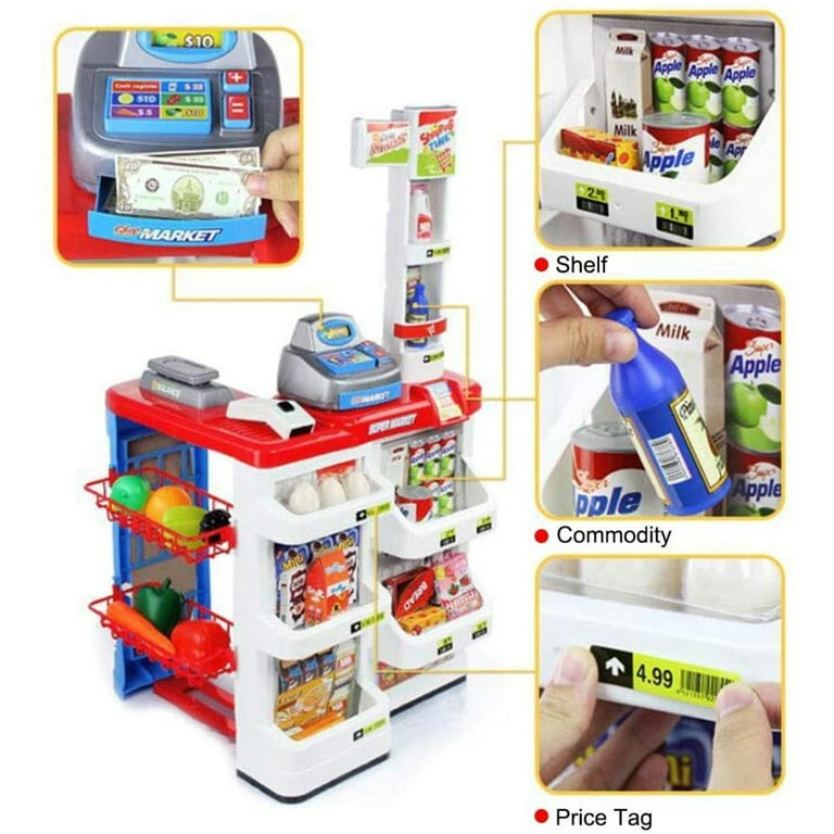 Supermarket Play Set Mundo Toys Shopping Cart For Kids,, 40% OFF