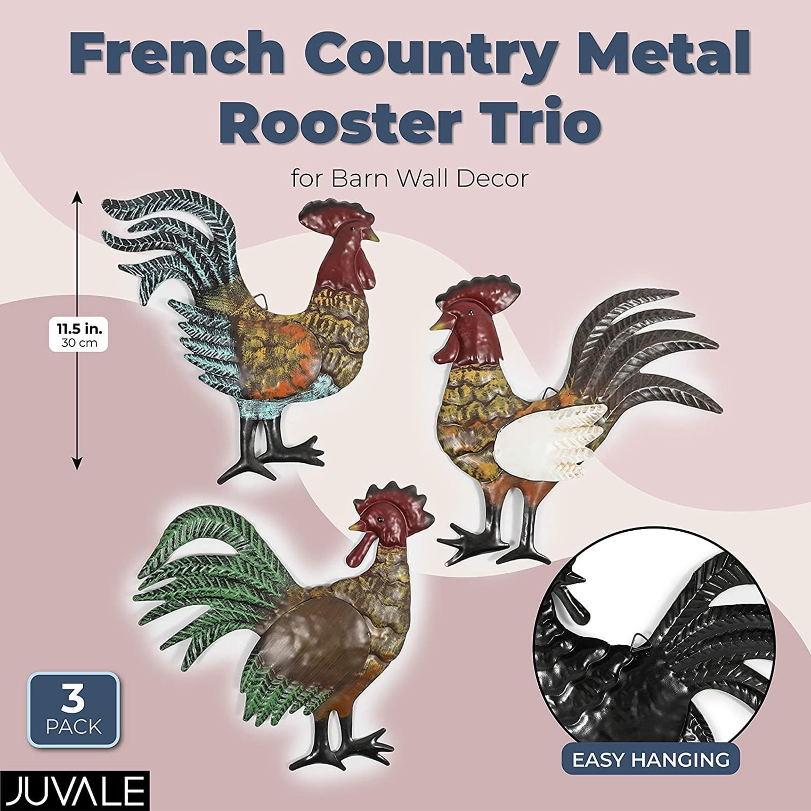 Home Décor Hen and rooster wall hanging set Home & Living etna.com.pe