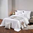 Cute Giraffes Bed Runner Queen Size Welcome Words Animal Flower Film ...