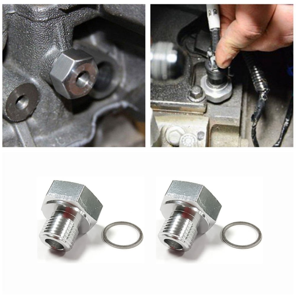 LEERUI Oil Pressure Switch Sensor Adapter M16x1.5mm to 1/8 NPT Thread ...