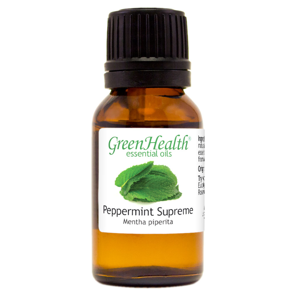 Peppermint (Mentha piperita) Essential Oil - 1/2 fl oz (15 ml) Glass ...