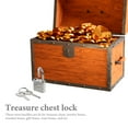 5 Sets of Plastic Treasure Box Locks with Key Kids Toy Box Padlocks ...
