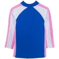 SunBusters Girls L/S Rash Guard(UPF 50+), Buttercup, 12/18 mos ...
