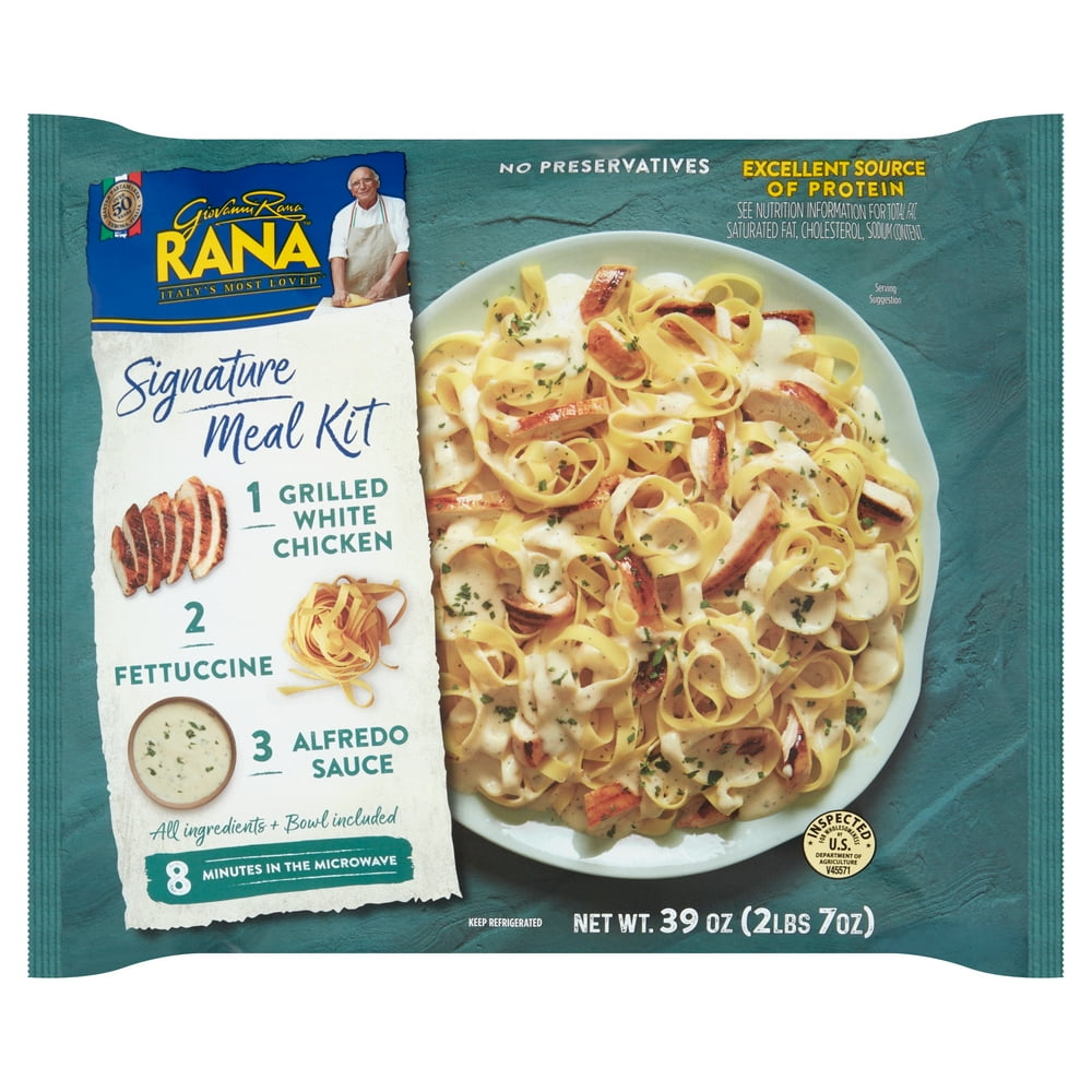 Giovanni Rana Rana Chicken Fettuccine W Alfredo Sauce - Walmart.com ...