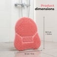Easy Shower Foot and Back Scrubber, Silicone Foot Scrubber Mat with ...
