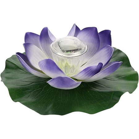 Solar Water Lily Lamp, Waterproof Solar Multicolor Led Color Changing ...