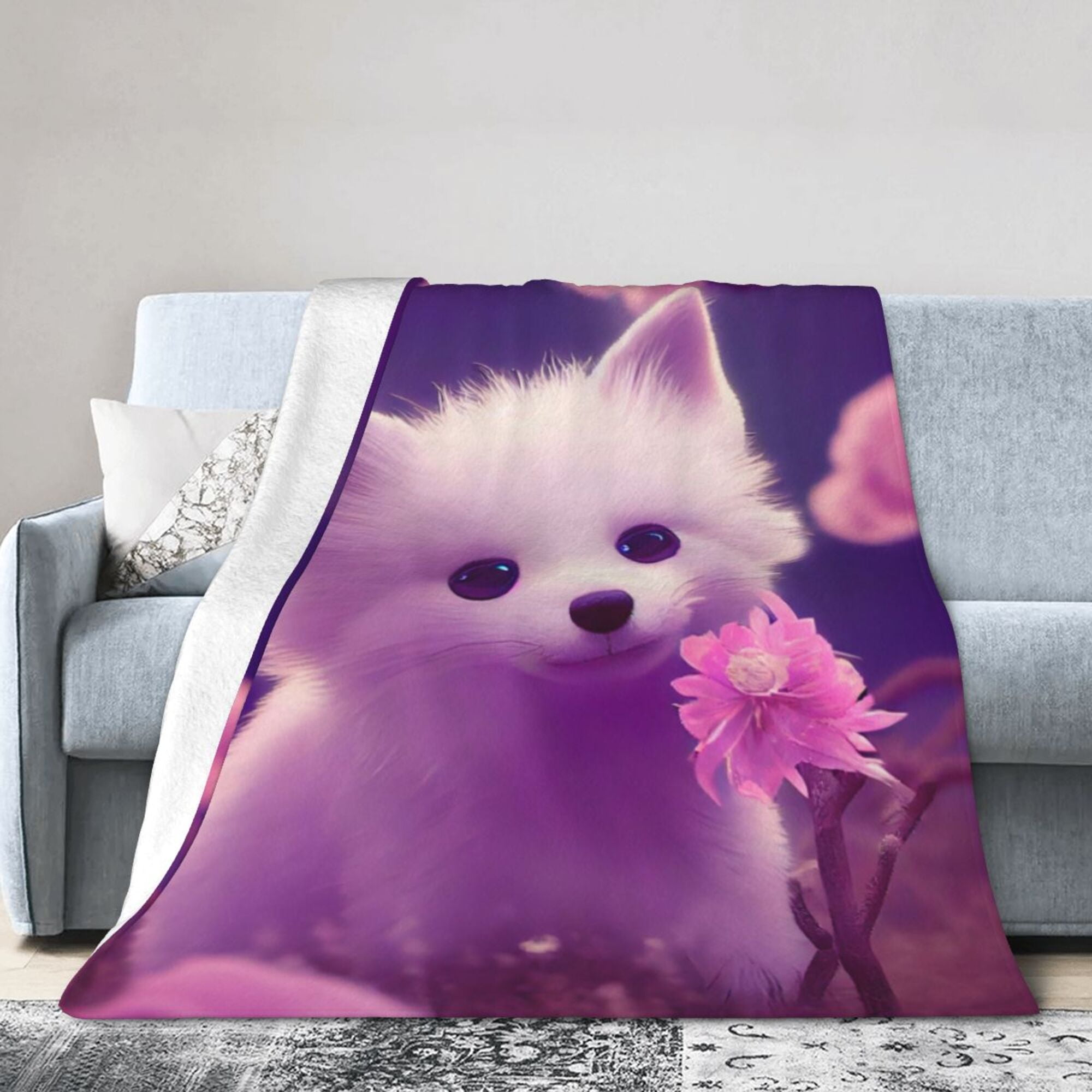 DouZhe Ultra-Soft Micro Fleece Lightweight Flannel Bed Blanket, Funny ...