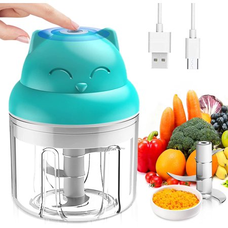 Mini Multi Grinder Electric Chopper, 250ml Blender Mixer with 3 Blades ...