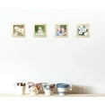 5x5 Grain Picture Frames Natural Solid Wood Environmental Paint Photo ...