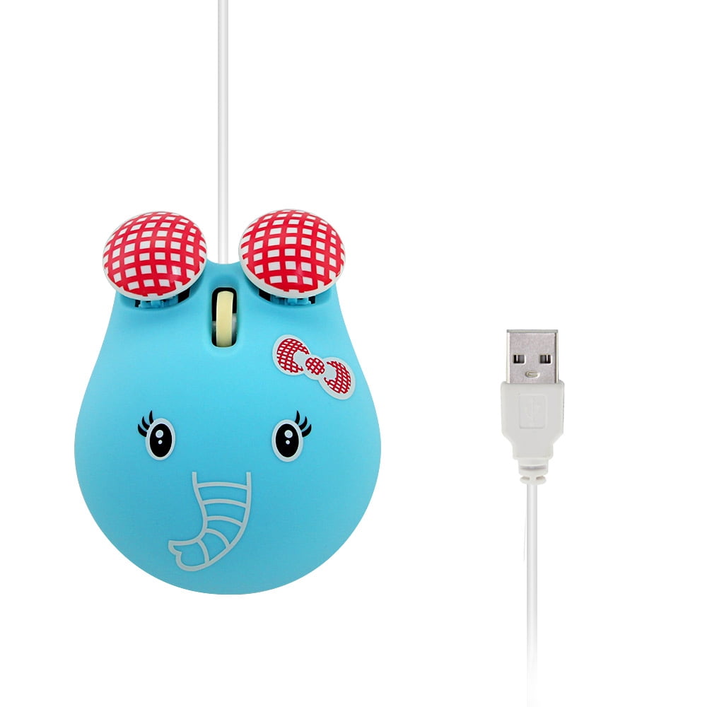 SHARE SUNSHINE Wired Mouse Cute Animal Shape Computer Mouse for Desktop ...