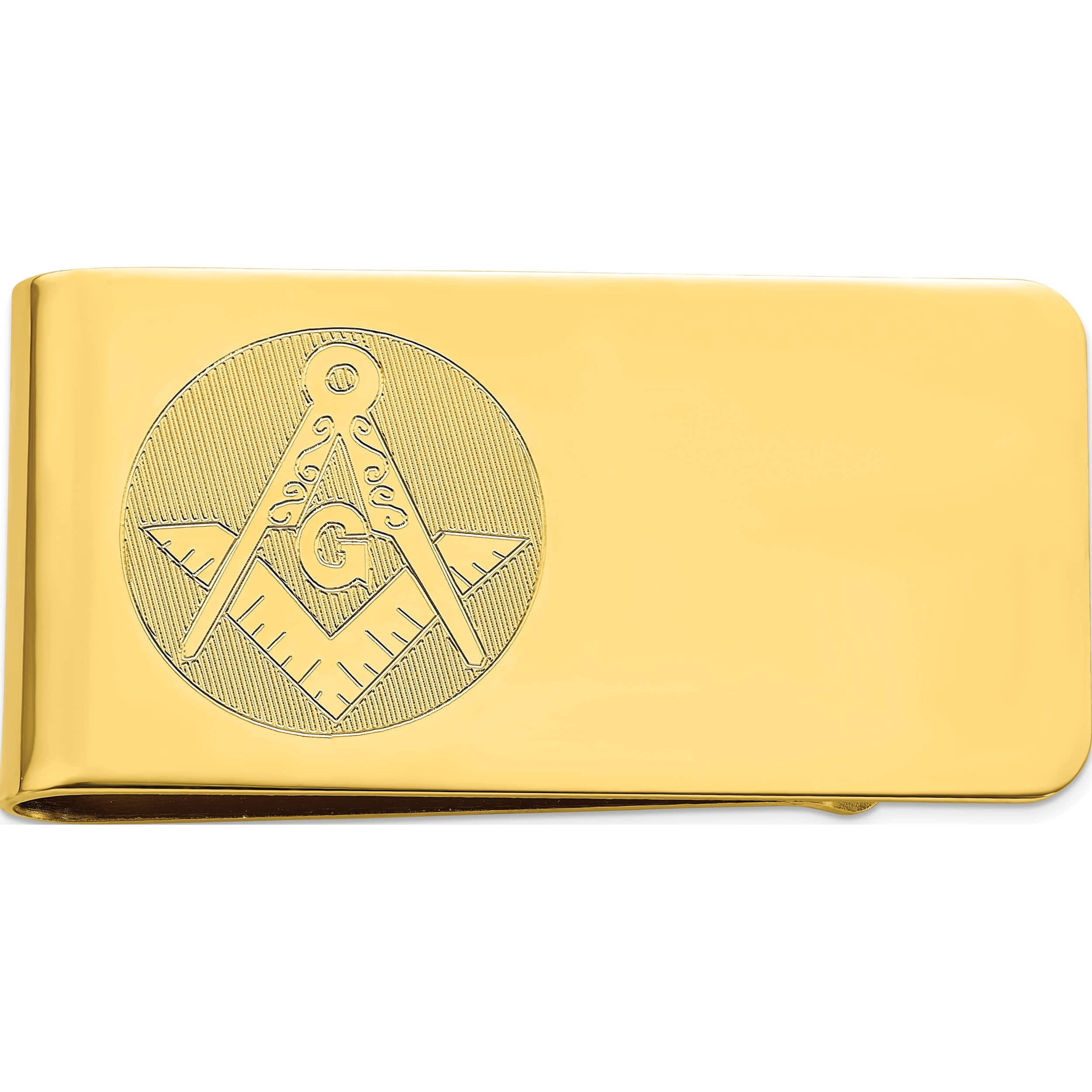 Fashion Gold-Plated Kelly Waters Masonic Money Clip (50 X 25) Made In ...