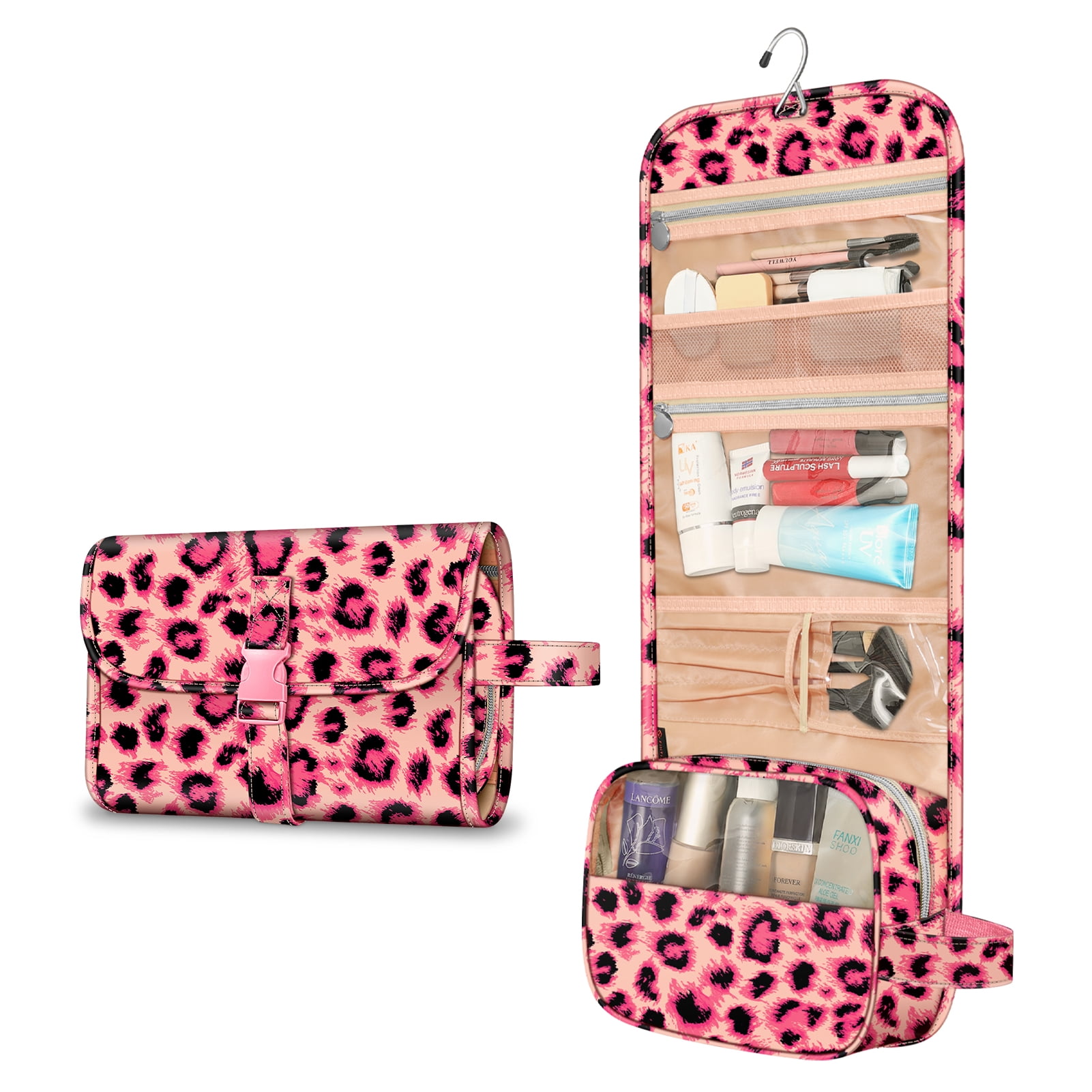 Fintie Portable Toiletry Cosmetic Travel Bag Large Water Resistant