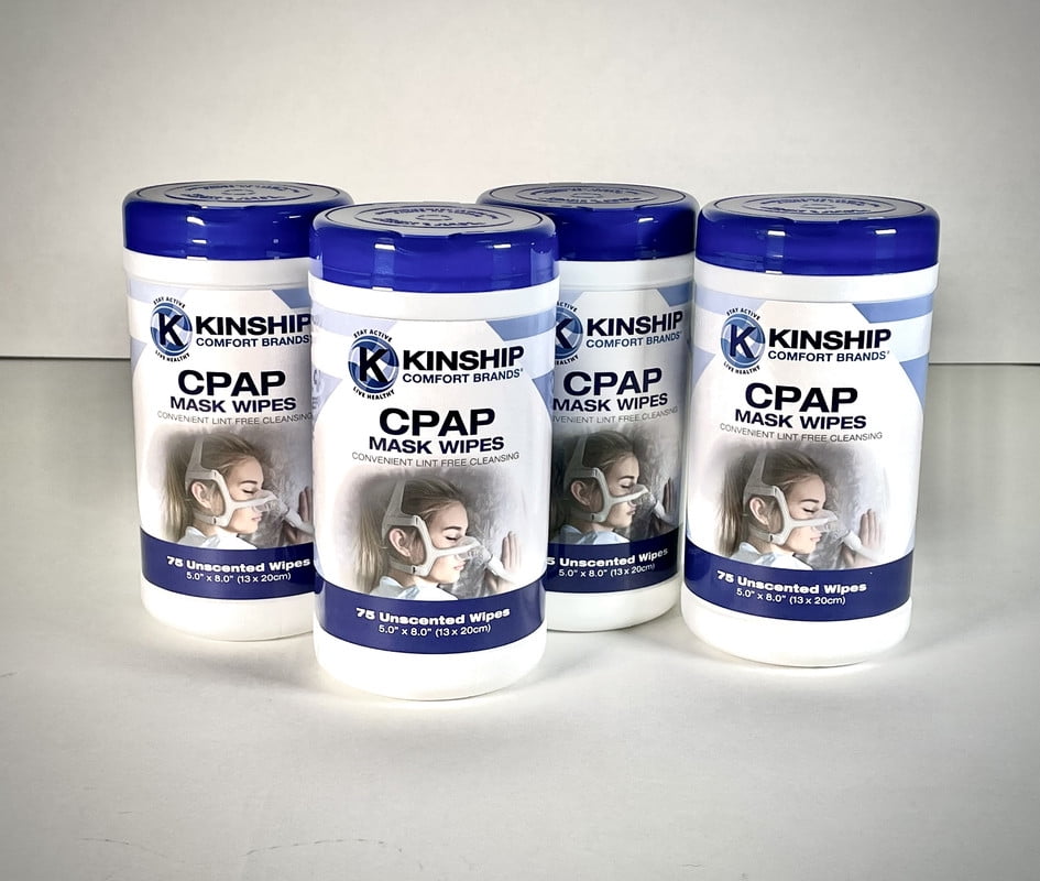 Kinship Comfort Brands Cpap Mask Cleaning Wipes Unscented Lint Free
