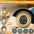 Grinding Wheel Wood Carving Disc, Upgraded Thickened Fast-Cut Angle ...