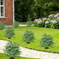 2026 New Home DecorArtificial Purple Lavenders Ground Plug Patio Decor ...