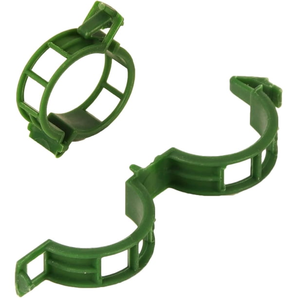 50 garden plant clips (green), plant support clips, grape clips, flower ...