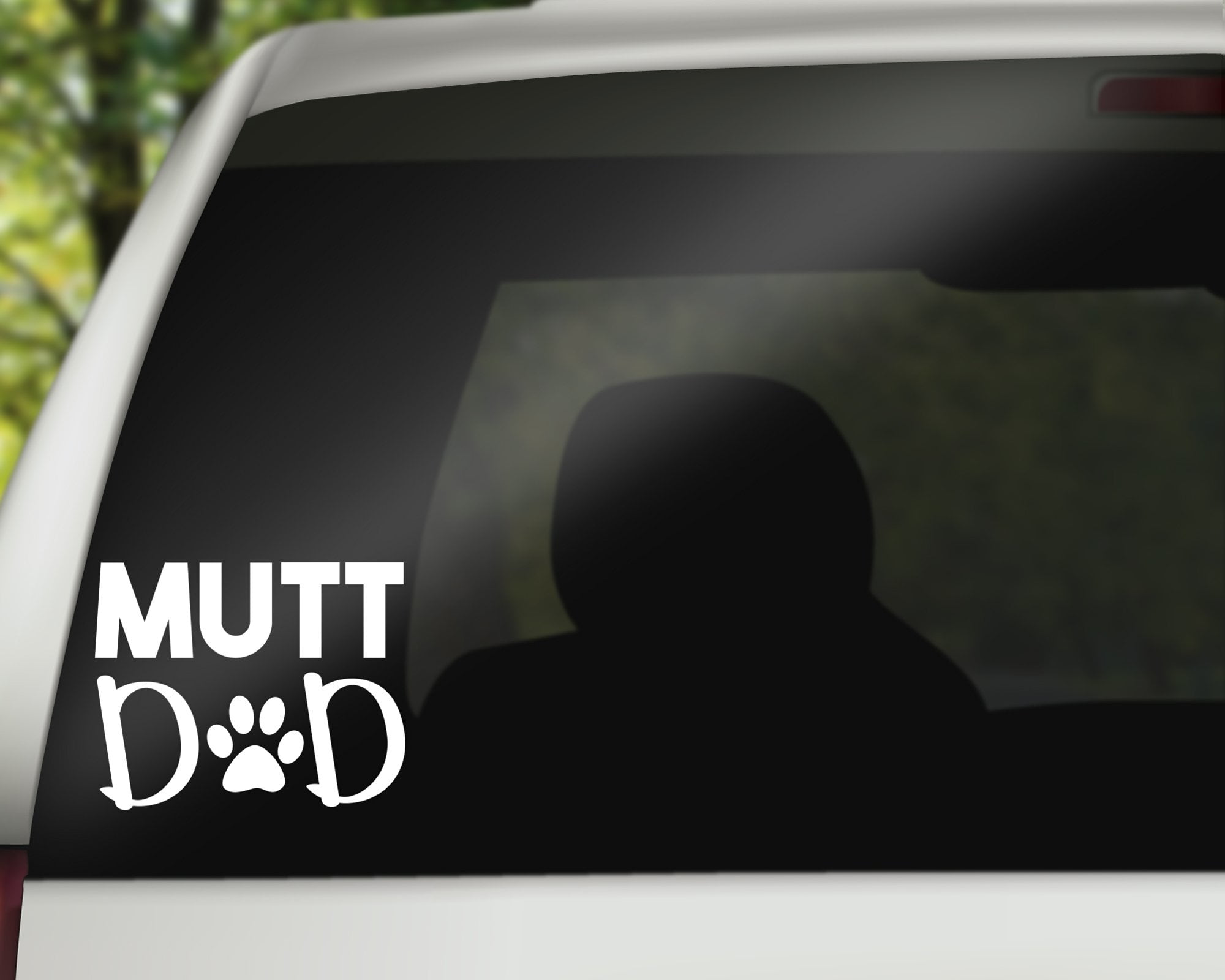 Mutt Dad Decal - Walmart.com