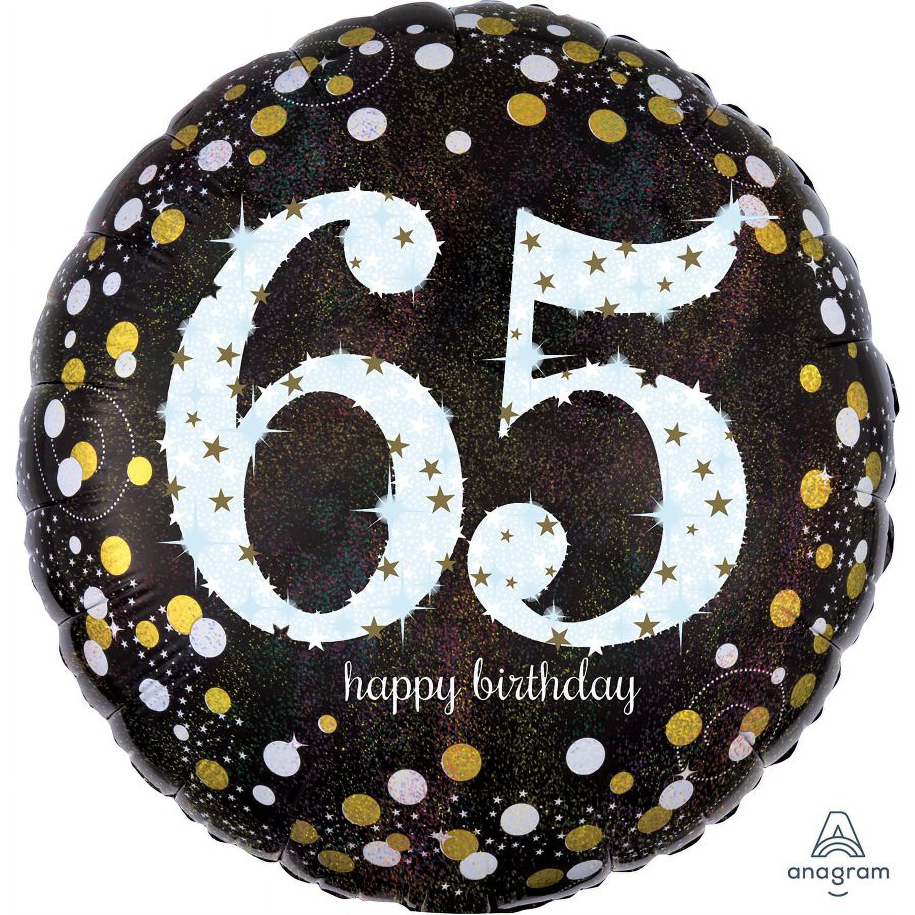 Click here for Anagram Sparkling 65th Birthday - Superior Long-La... prices